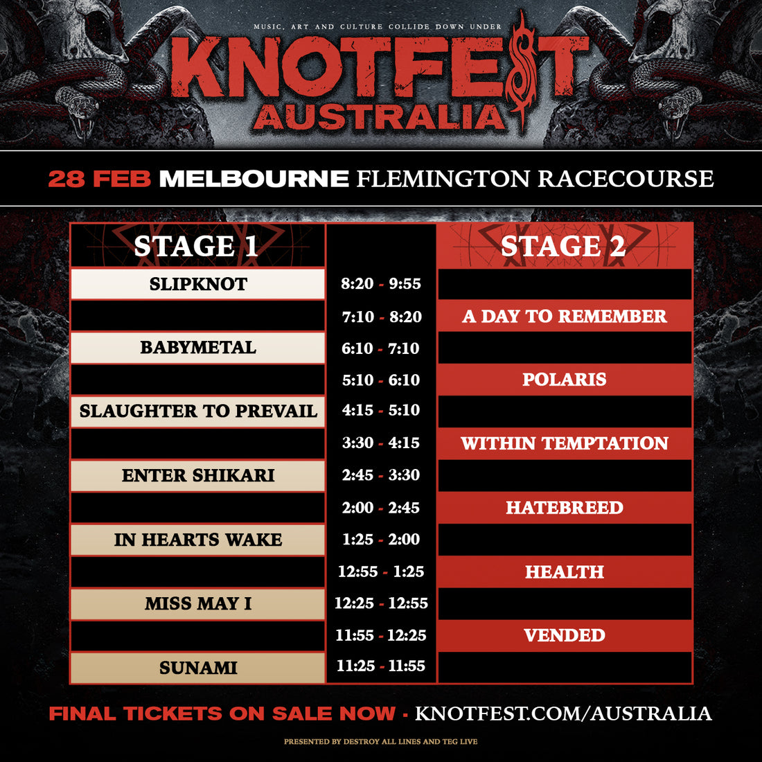 Knotfest Australia Melbourne - Knotfest